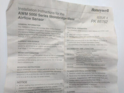 Honeywell AWM5101VA Amplified Airflow Sensor AWM5101VA New – Oasismachinery