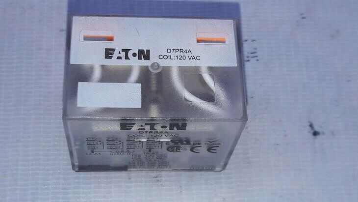 New EATON Corporation D7PR4A Relay Coil 120VAC D7PR4A – Oasismachinery