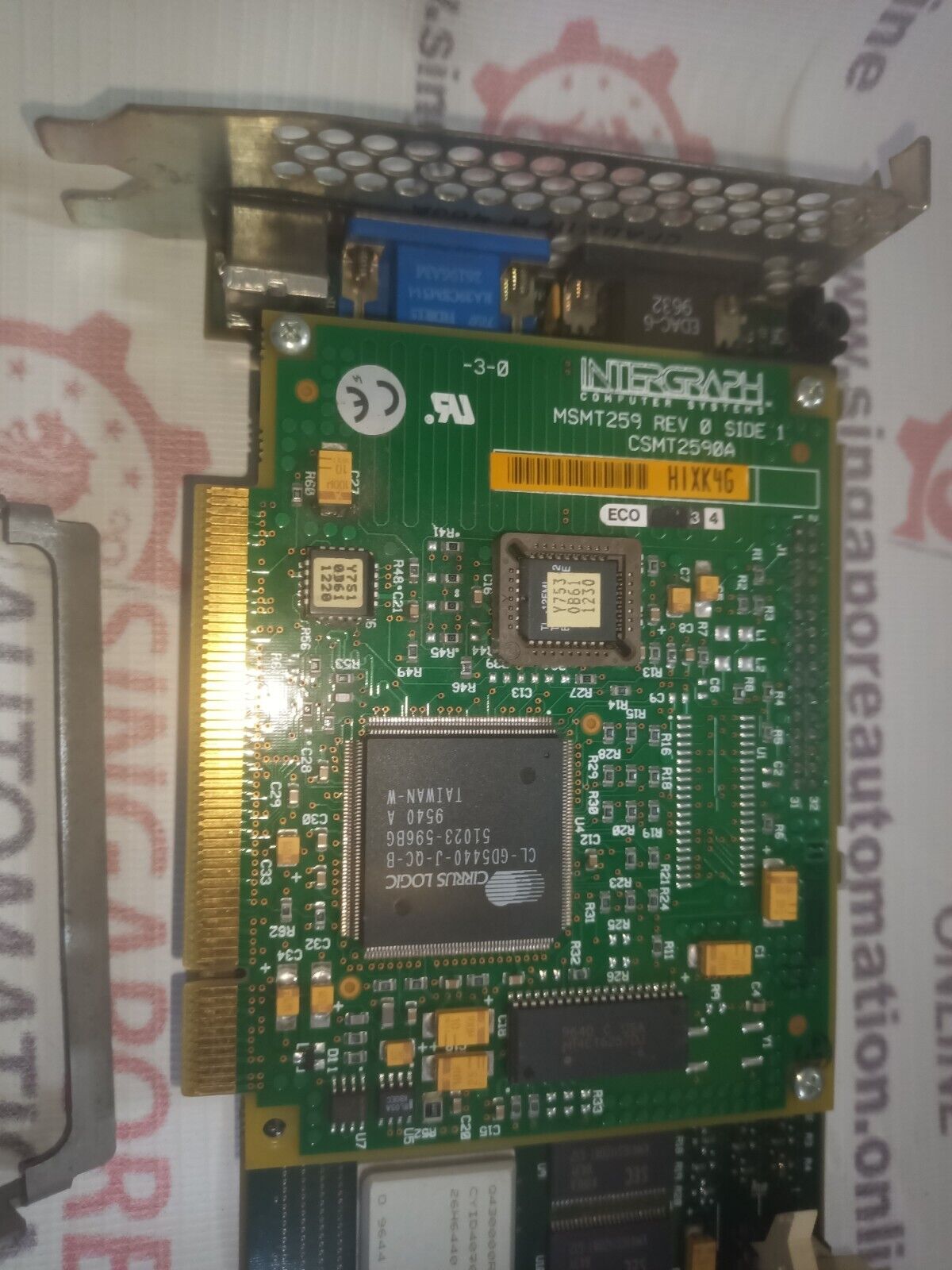 DAC Digital PBXGI-AA/AB/AC Intergraph MSMT355 Rev. C CSMT2600C VGA card ...