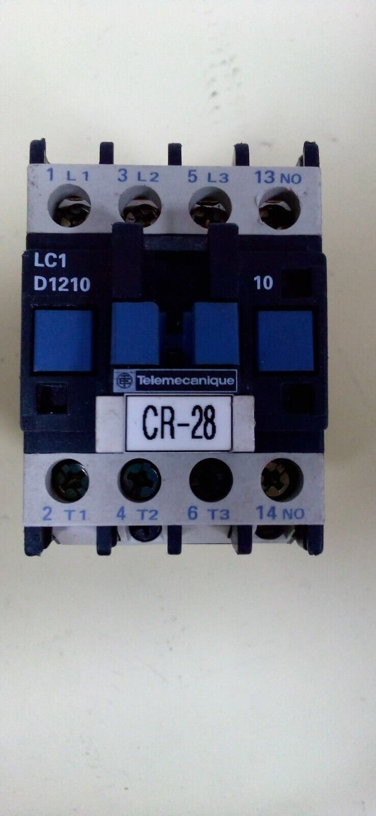 Schneider Electric LC1 D1210 CR28 Telemecanique Contactor Motor Control ...