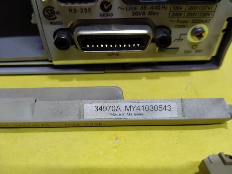 Agilent Technologies 34970A Data Acquisition / Switch Unit Data Logger ...