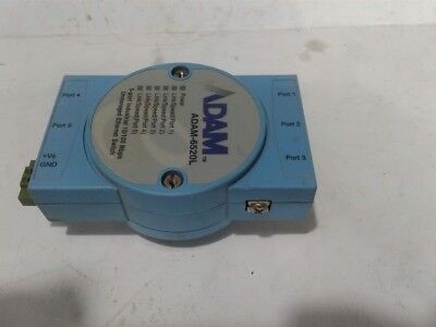 Advantech ADAM-6520L 5 Port Industrial 10/100Mbps Unmanaged Ethernet Switch – Oasismachinery