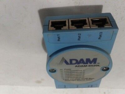 Advantech ADAM-6520L 5 Port Industrial 10/100Mbps Unmanaged Ethernet Switch – Oasismachinery