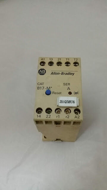 Allen-Bradley 817-M Ser A Thermistor Protection Relay 817M – Oasismachinery