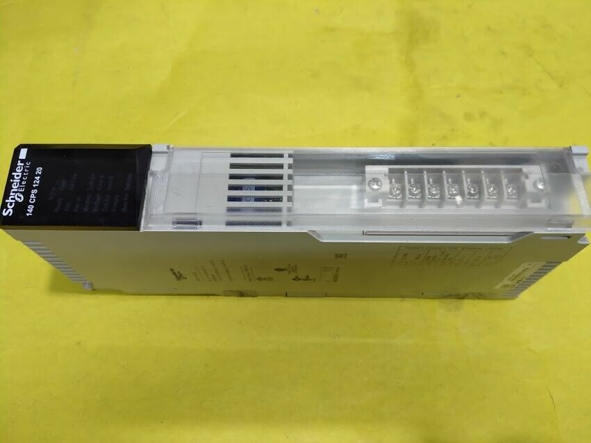 Schneider Electric 140CPS12420 PLC Power Supply Module 115/230 VAC ...