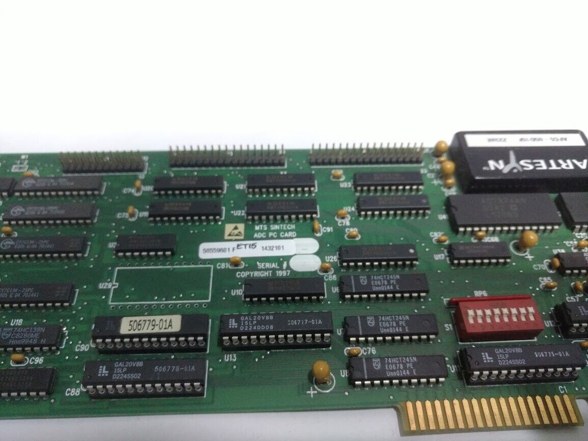 MTS Sintech ADC PC Card 50559601 F ET15 MTS Sintech Retrofit ...