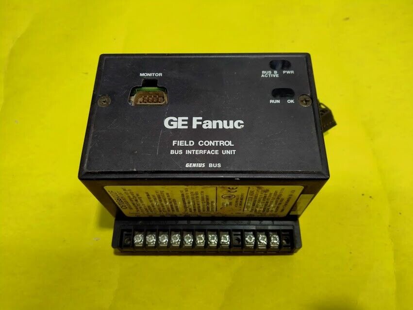 GE Fanuc IC670GBI002F Field Control Bus Interace Unit Genius Bus Intf ...