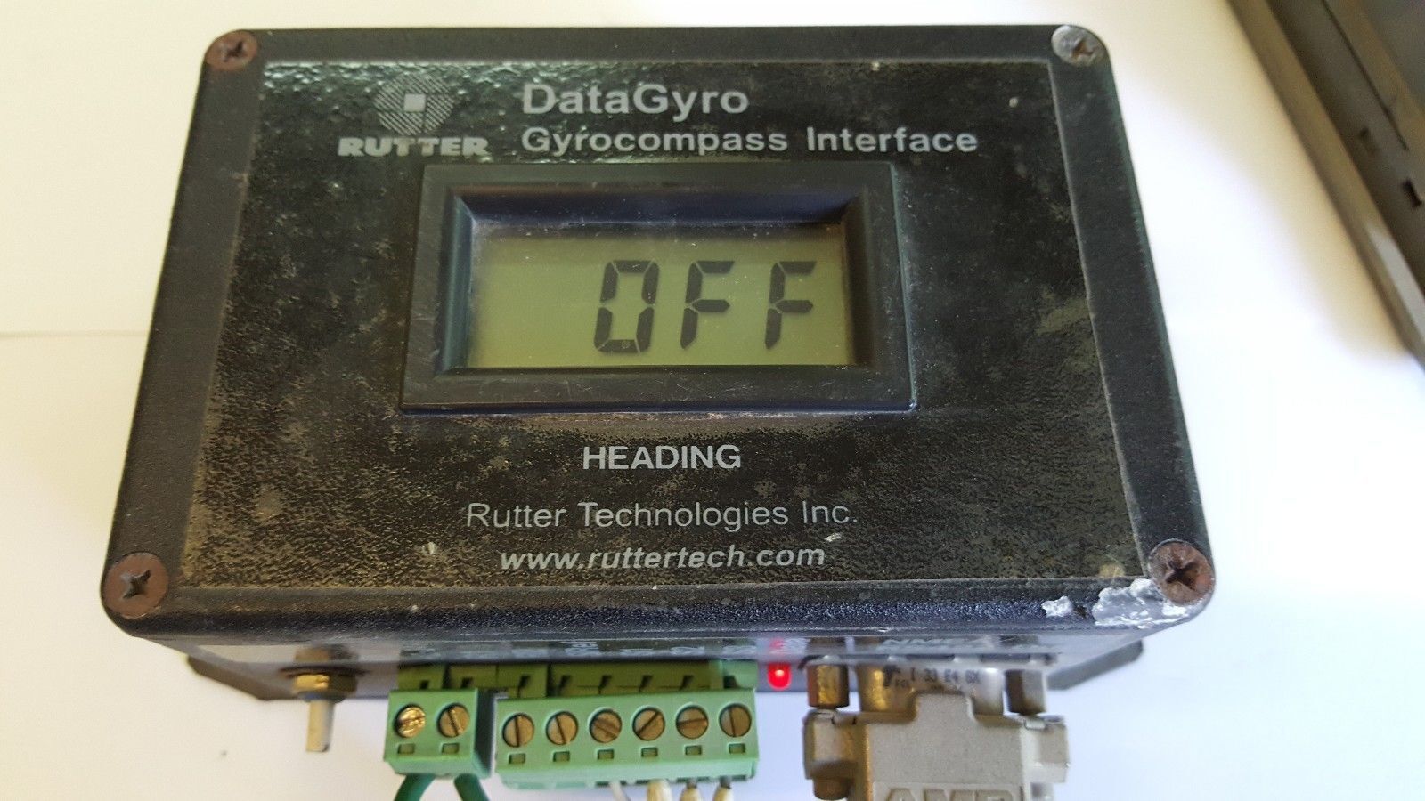 Rutter Technologies Inc. Datagyro gyro compass interface RT-372 input ...