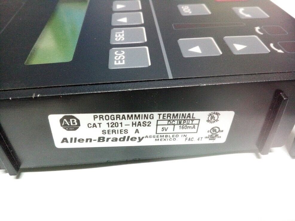 Allen-Bradley1201-HAS2 Ver. 1.07 Ser. B PROGRAMMER/CONTROL Ser. A ...