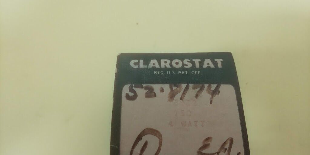 Clarostat BT2C750N 75OHM Variable POT Potentiometer NIB New ...
