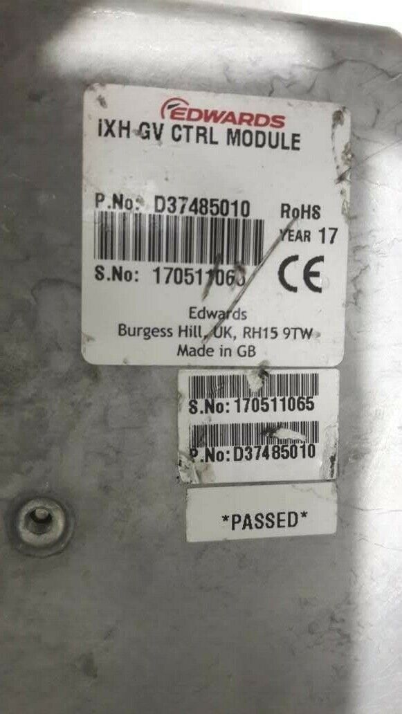 Edwards iXH GV Control Module D37485010 Semiconductor Dry Vacuum Pumps ...
