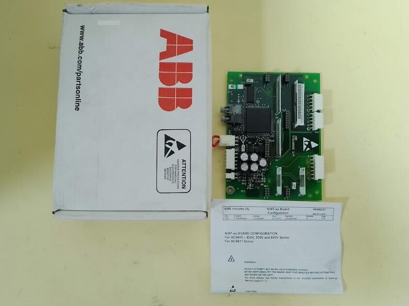 ABB 61353259E Main Circut Interface NINT-42C Rev. E 61353259 57619066E ...