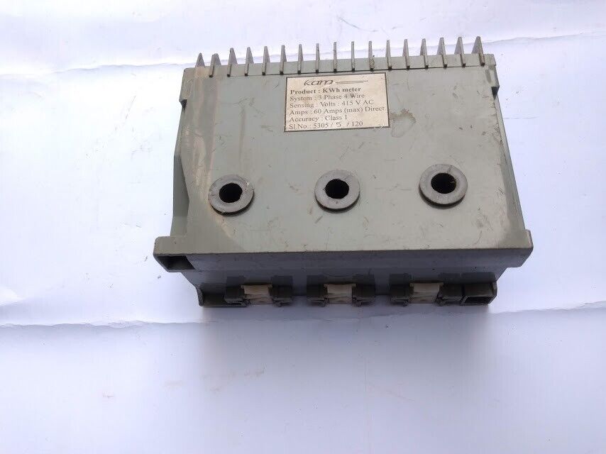 KAM KWh meter 3 Phase 4 Wire Class 1 True Rms Volts 415VAC – Oasismachinery