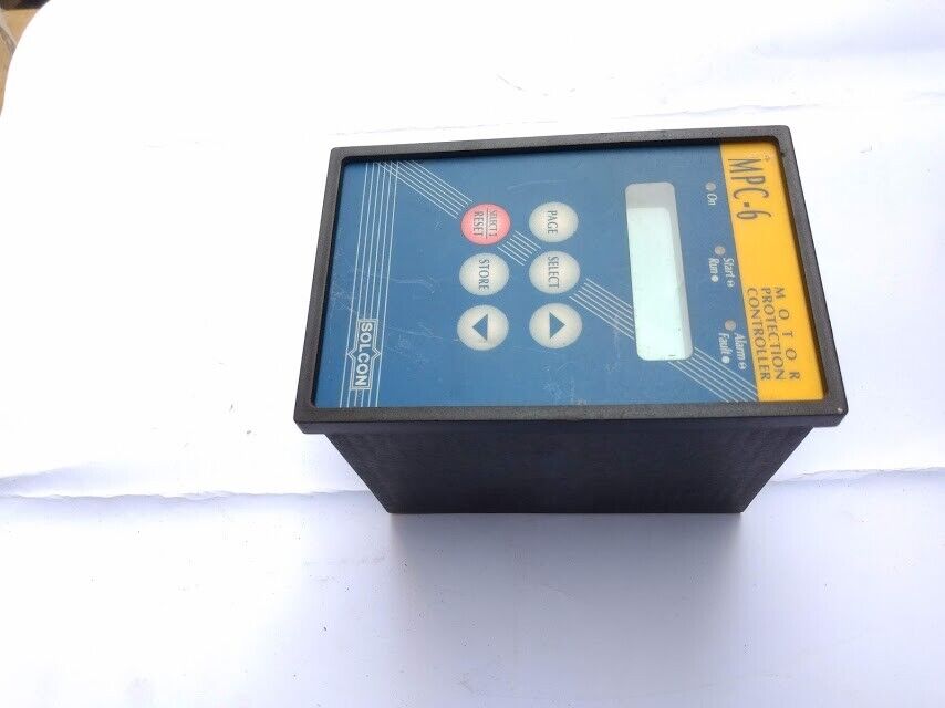 Solcon MPC-6 Motor Protection Controller MPC6 833336 110/220Vac.dc ...