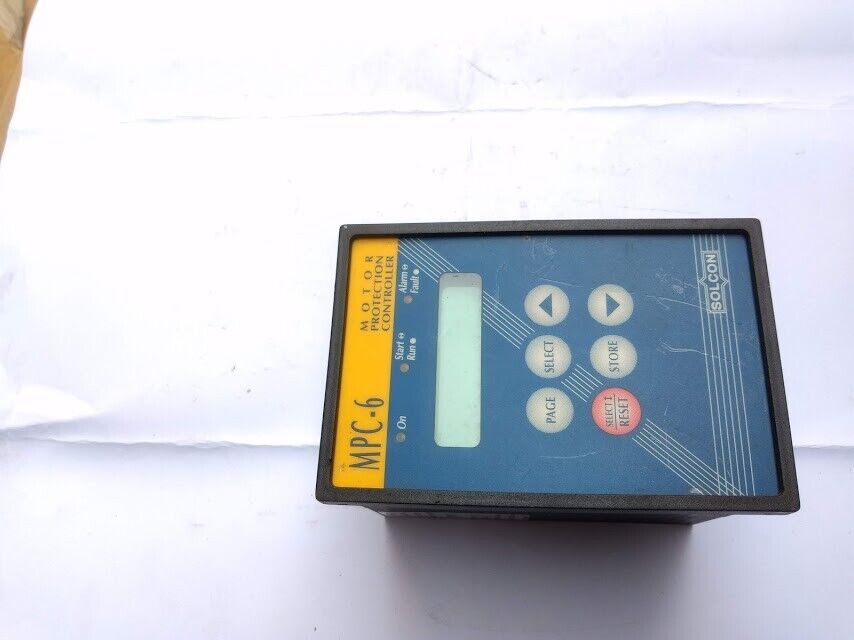 Solcon MPC-6 Motor Protection Controller MPC6 833336 110/220Vac.dc ...