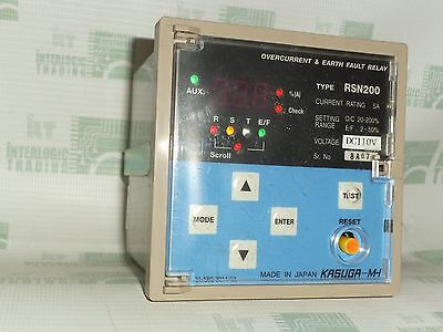New Kasuga-MH RSN200 Overcurrent and Earth Fault Relay – Oasismachinery