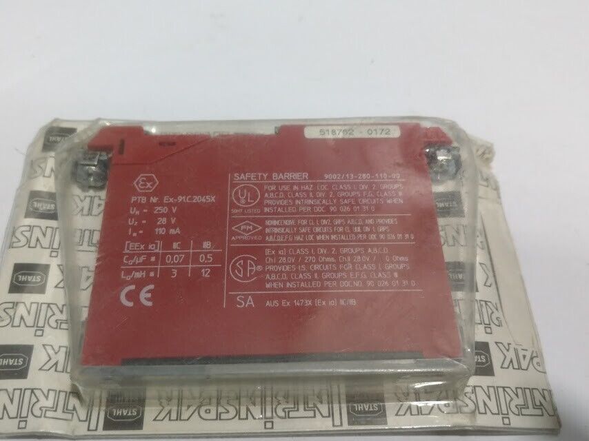 STHAL 9002 13-280-110-00 Intrinspak Safety Barrier Module – Oasismachinery