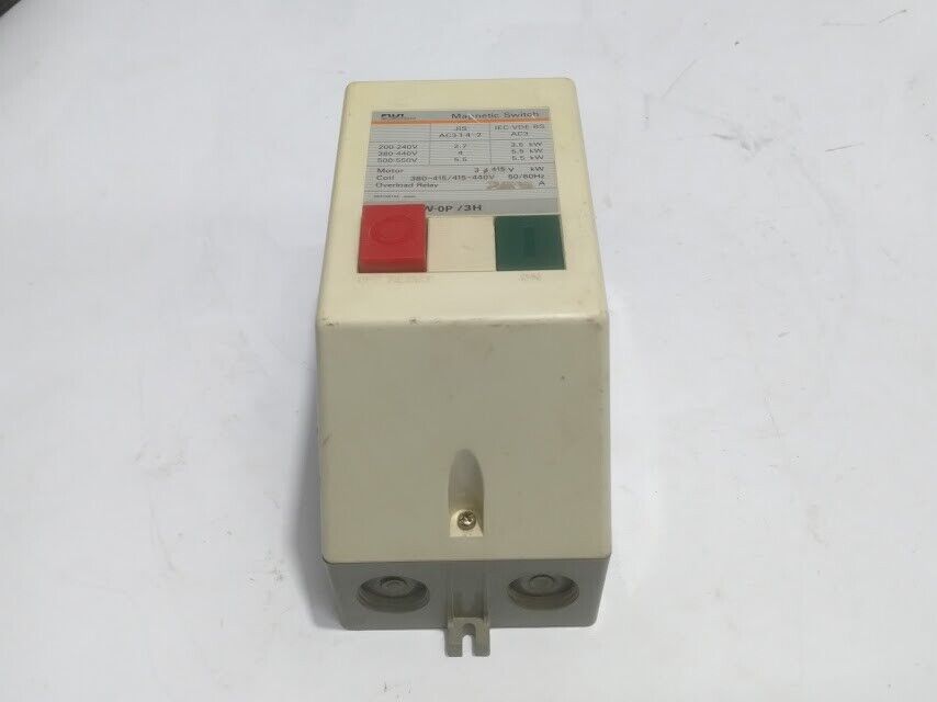 Fuji Electric SW-0P/3H MAGNETIC SWITCH STARTER AC 220V – Oasismachinery