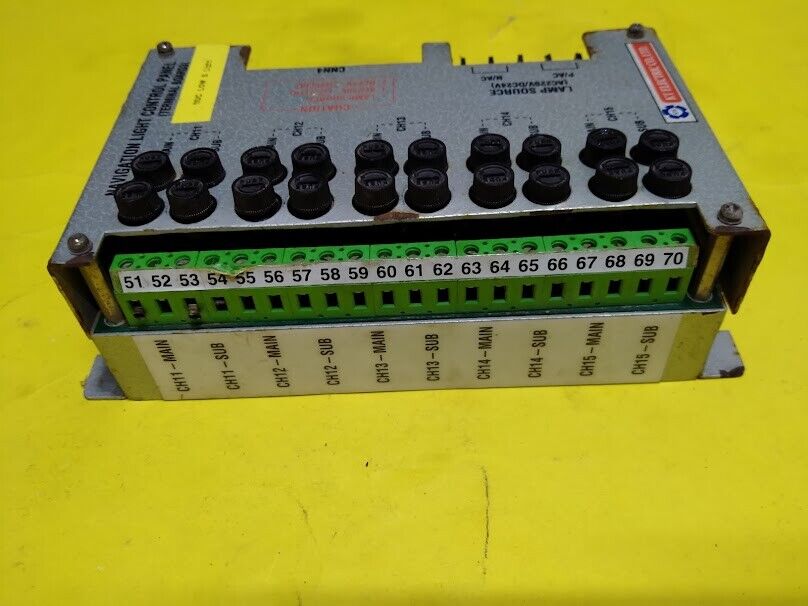 KT Electric Co. Ltd. Navigation Light Control Panel Terminal Board 3 ...