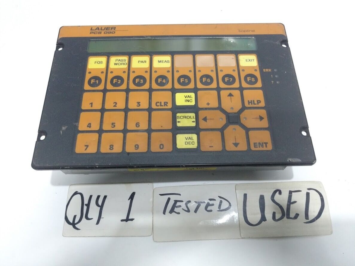 LAUER PCS-090 Topline Bedienterminal Operator Panel PCS090.205.B 240694 ...
