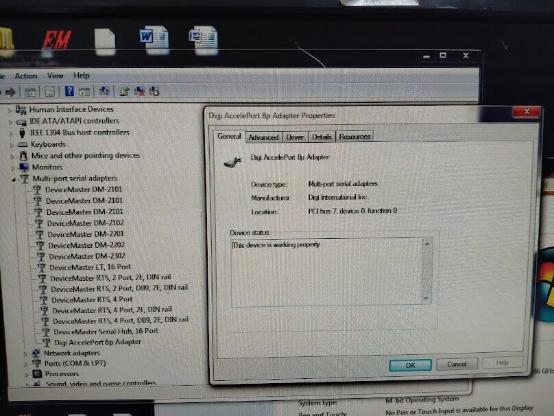 Device Master Multi Port Serial Adapter Model DM-2101 – Oasismachinery
