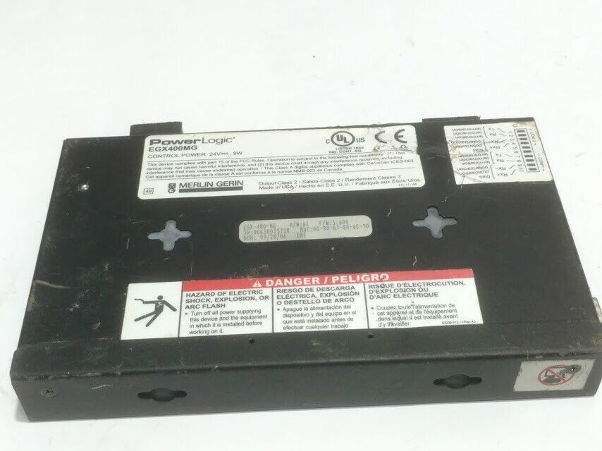 Merlin Gerin EGX-400-MG PowerLogic EGX400MG H/W A1 F/W 5.600 ...