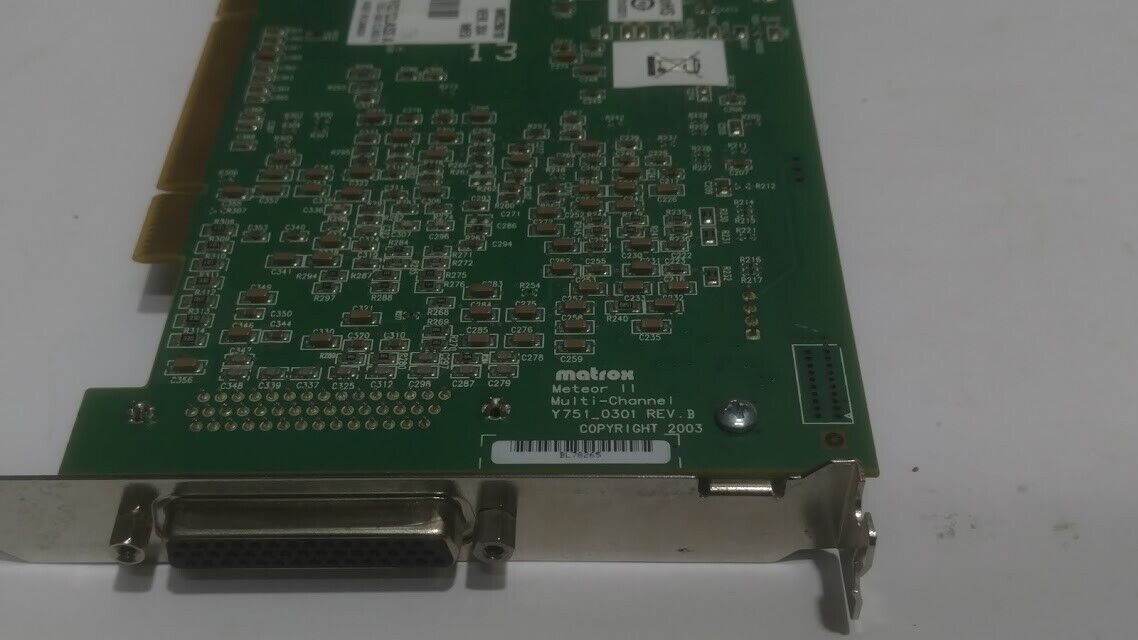 Matrox Meteor II Multi-Channel Meteor2-MC/4 63039621089 Ver. 304 frame ...
