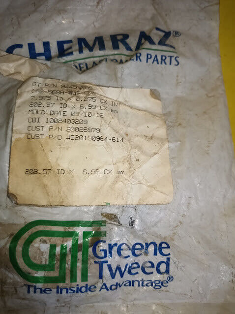 Chemraz Greene Tweed 9445-505 AS-568A-445 CPD 505 O-Ring New ...