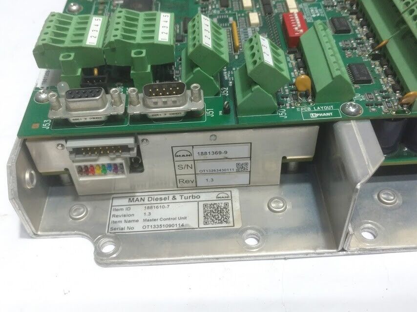 MAN Diesel & Turbo 1881610-7 Rev 1.3 Master Control Unit MCU 1881369-9 ...