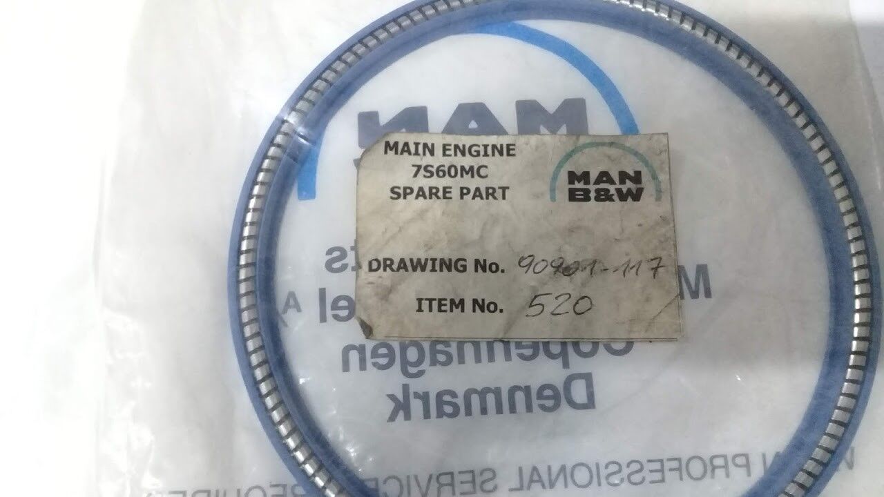 MAN B&W Diesel A/s 90901-117 Sealing O-Ring For Main Engine 7S60MC ...