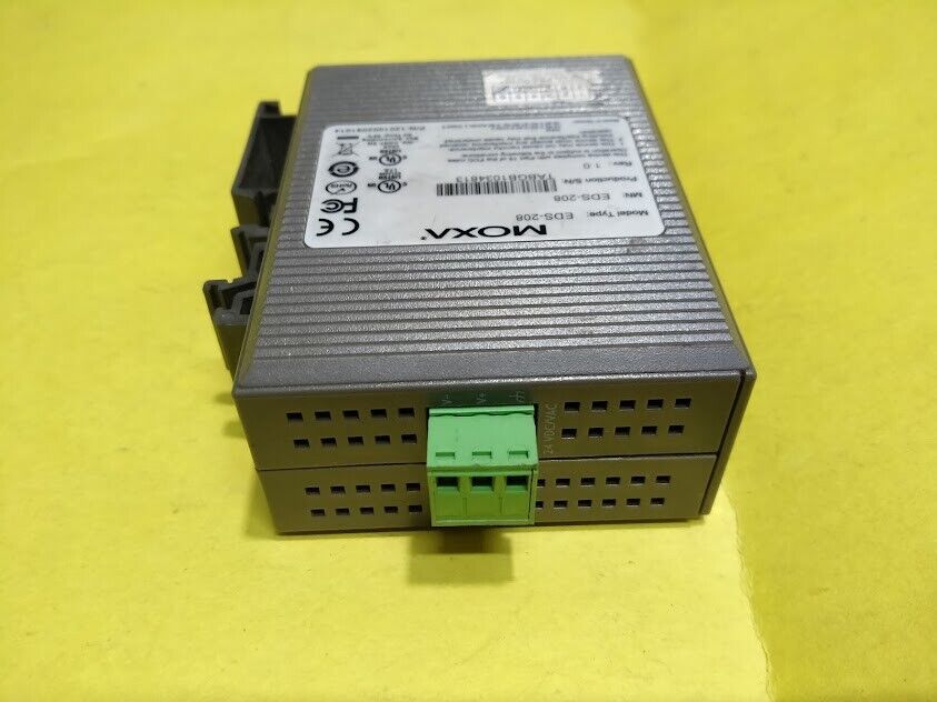 Moxa EDS-208 Rev 1.0 1201002081014 8-Port Industrial Ethernet Switch ...