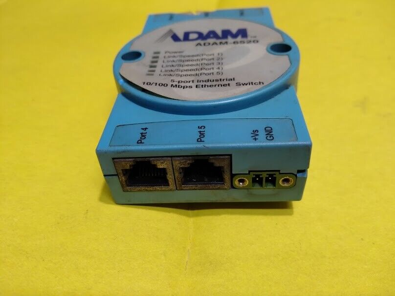 Advantech Unmanaged Ethernet Switch 5 Port Industrial 10/100Mbps Model ADAM-6520 – Oasismachinery