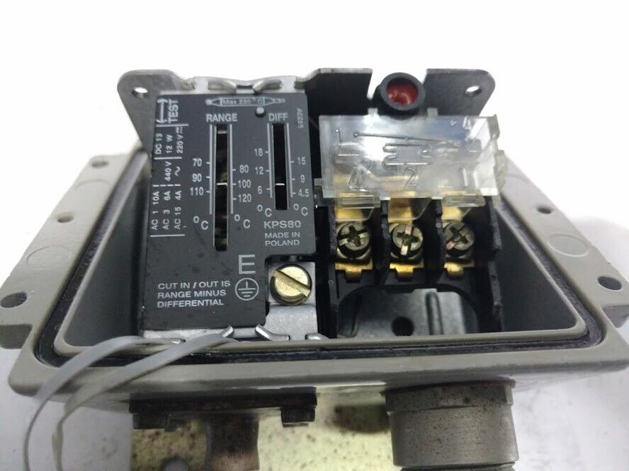 DANFOSS Temperatur Switch KPS80 060L3130 411 Thermostat EN 60947-4-5 ...