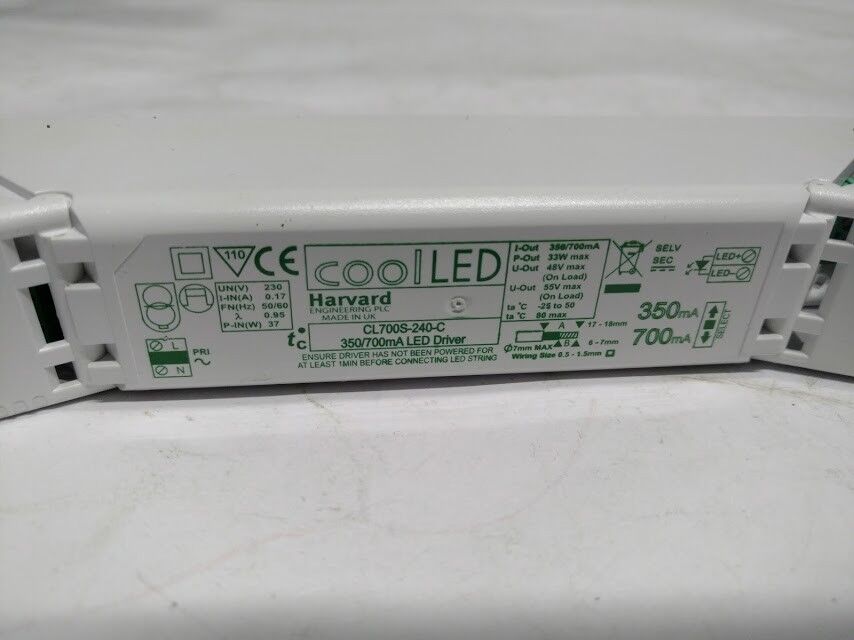 New Cool LED Harvard Engineering PLC CL700S-240-C 350/700mA LED Driver ...