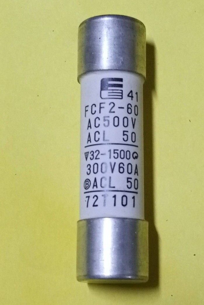 FUJI ELECTRIC FCF2-60 Ceramic Fuse AC 500V 60A V32-1500 – Oasismachinery