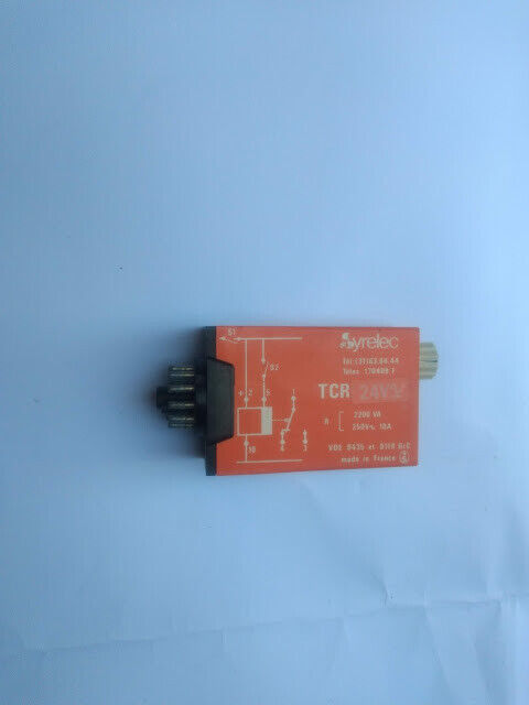 Syrelec Controls TCR 24V Time Relay T84 Crouzet Control – Oasismachinery