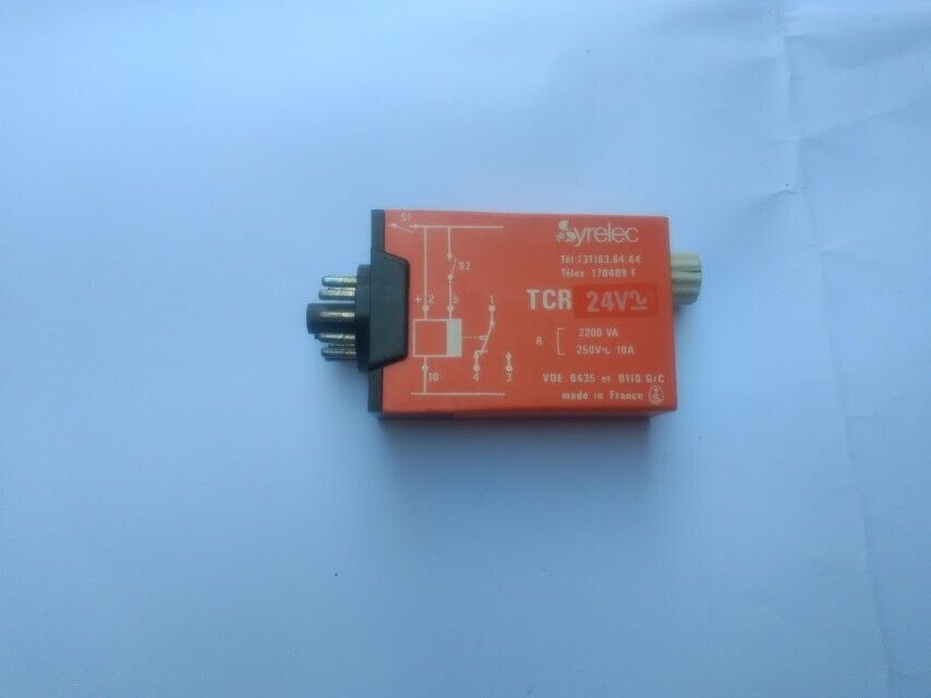 Syrelec Controls TCR 24V Time Relay T84 Crouzet Control – Oasismachinery