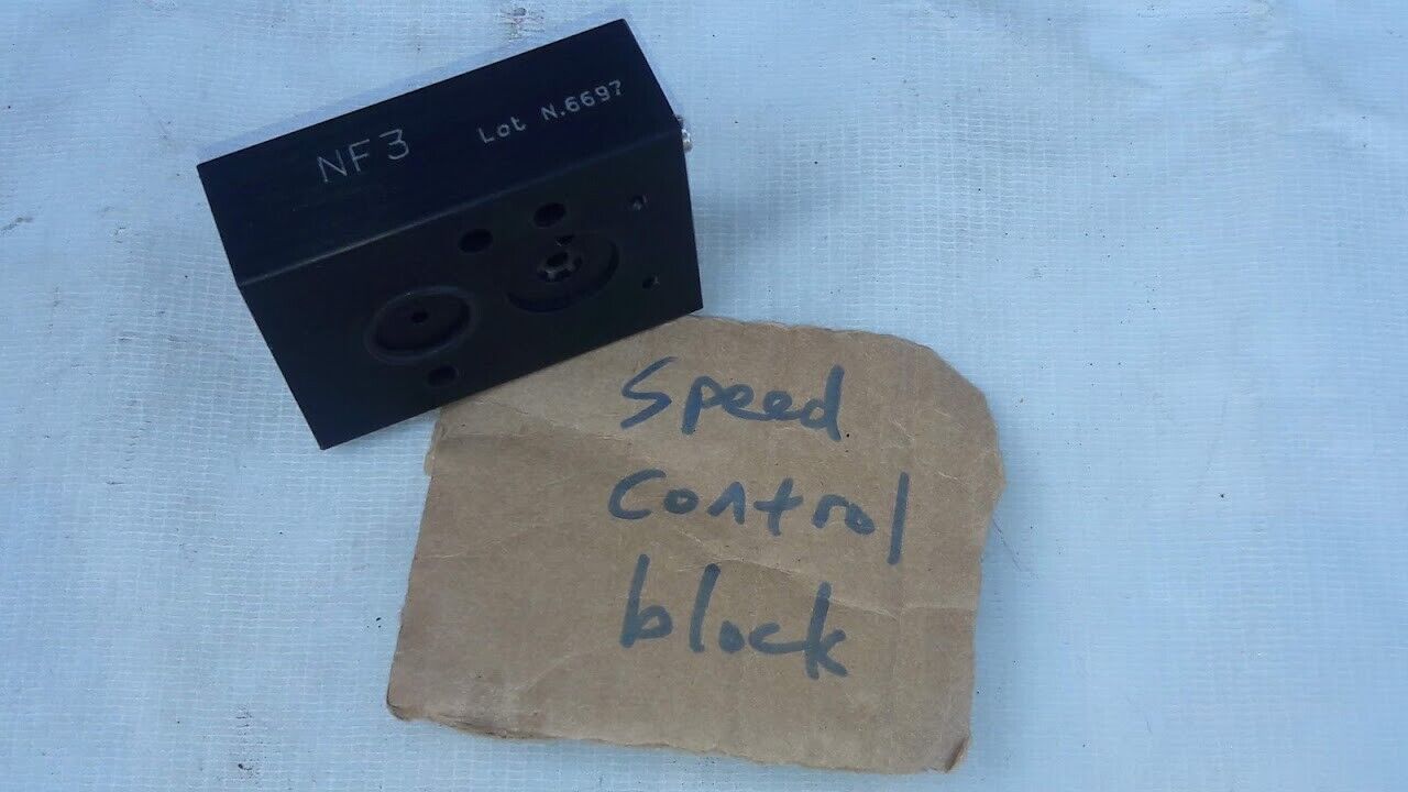 Flow Line NF3 Speed Control Block N.6697 NF Speed Control Valve ...