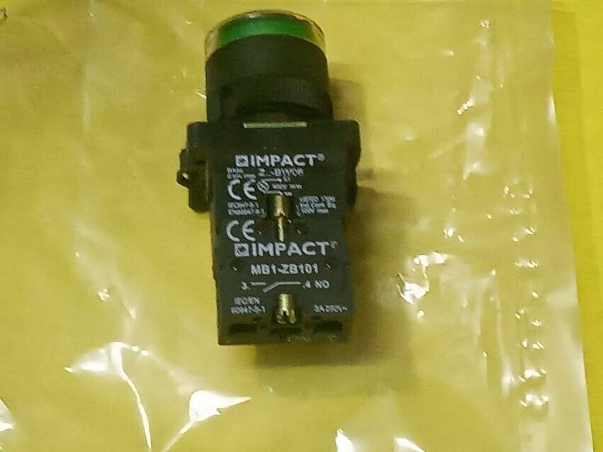 MB3-EW631 Impact Z-BW06 MB1-ZB101 Green push button electrical panel ...