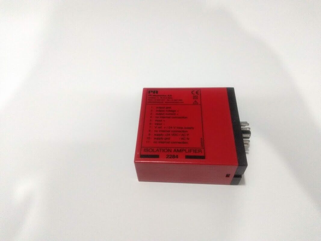 PR Electronics 2284 Isolation amplifier 2284E2D1 1006279 2018612-7 ...