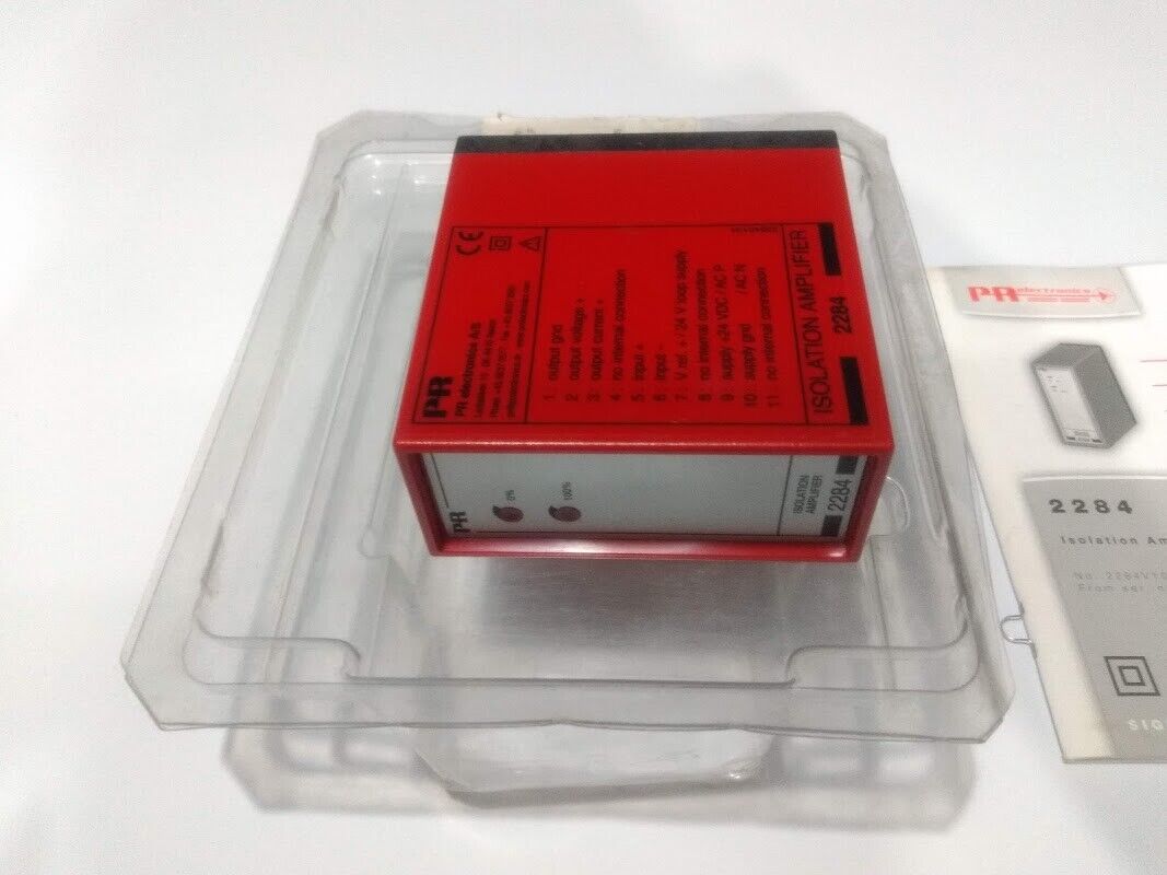 PR Electronics 2284 Isolation amplifier 2284E2D1 1006279 2018612-7 ...