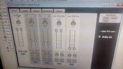 M-Audio Delta 44 Rev. D PCI PC Card Full-duplex PCI Recording Interface ...