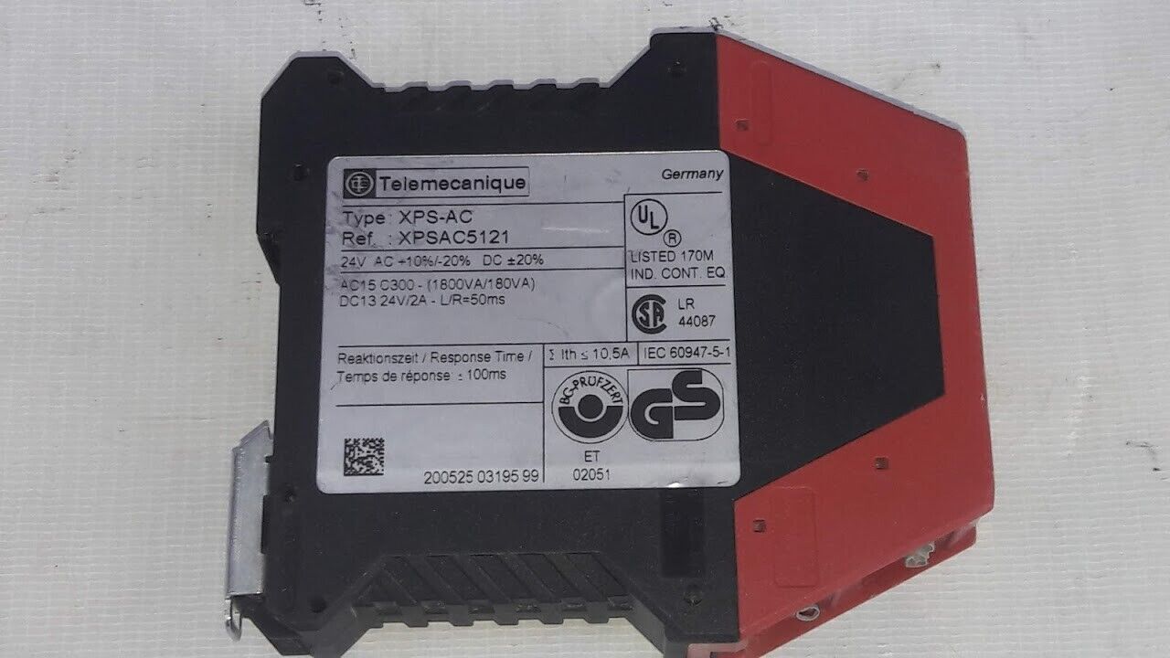 Telemecanique XPS-AC K220 Safety Relay Preventa XPSAC5121 24V AC ...