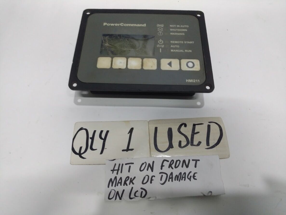 Power Command HMI211 Power Command Control Unit HMI211 Controller – Oasismachinery