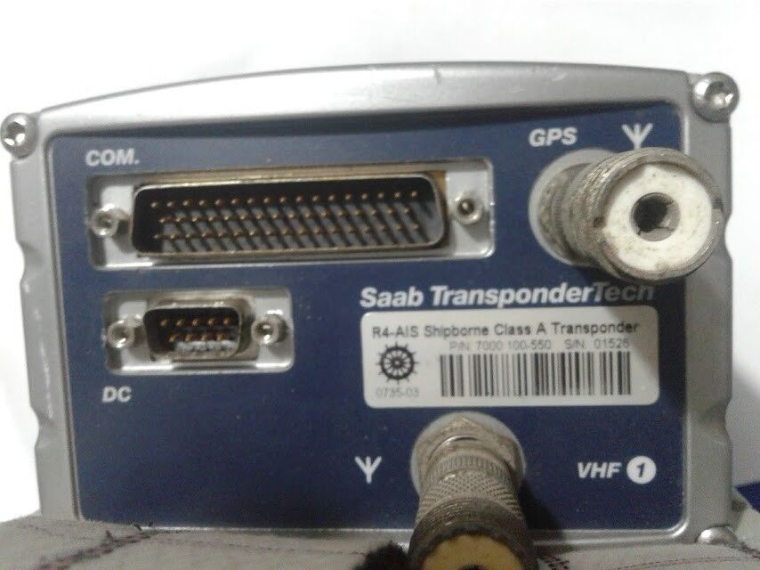 Saab Transpondertech 7000 100-550 R4-AIS shipborne Class A Transponder ...