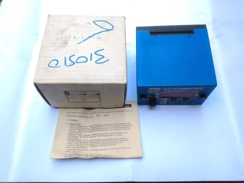 Ziehl TR 310 PT 100 Schaltgerat TR310 Temperature controller Nr ...