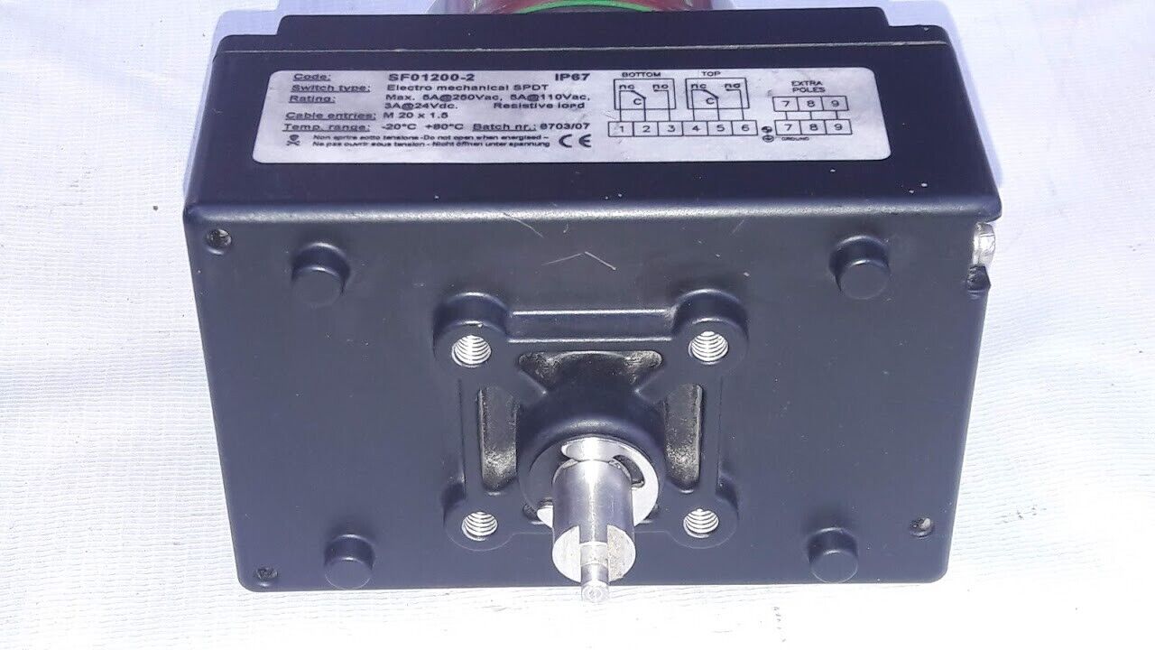 Soldo Controls SF01200-2 Electro Mechanical SPDT New – Oasismachinery
