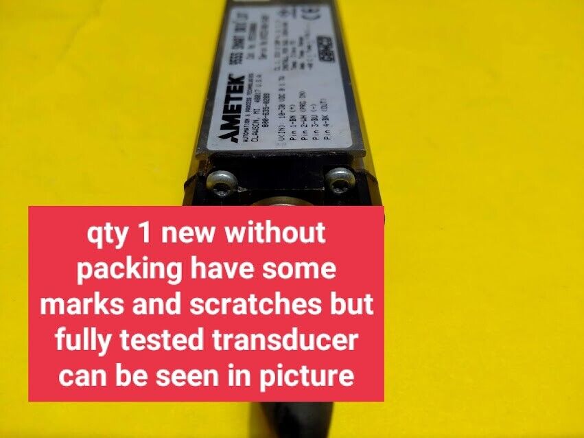 Ametek Automation 955SV00060 955S Smart Brik Linear Transducer New – Oasismachinery