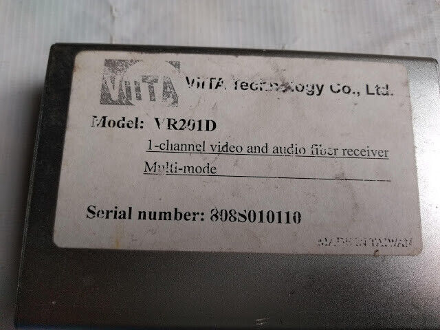 Viita Technology Co ltd VR201D 1-Channel Video and Audio Receiver Multi ...