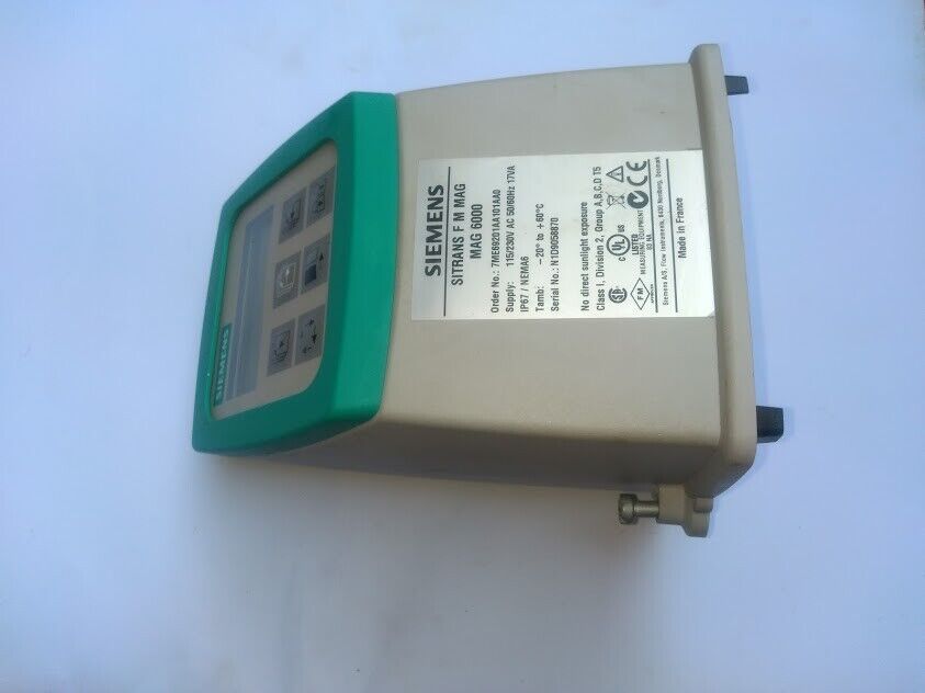 Siemens 7ME69201AA101AA0 Sitrans F M MAG MAg 6000 Flowmeter Transmitter ...